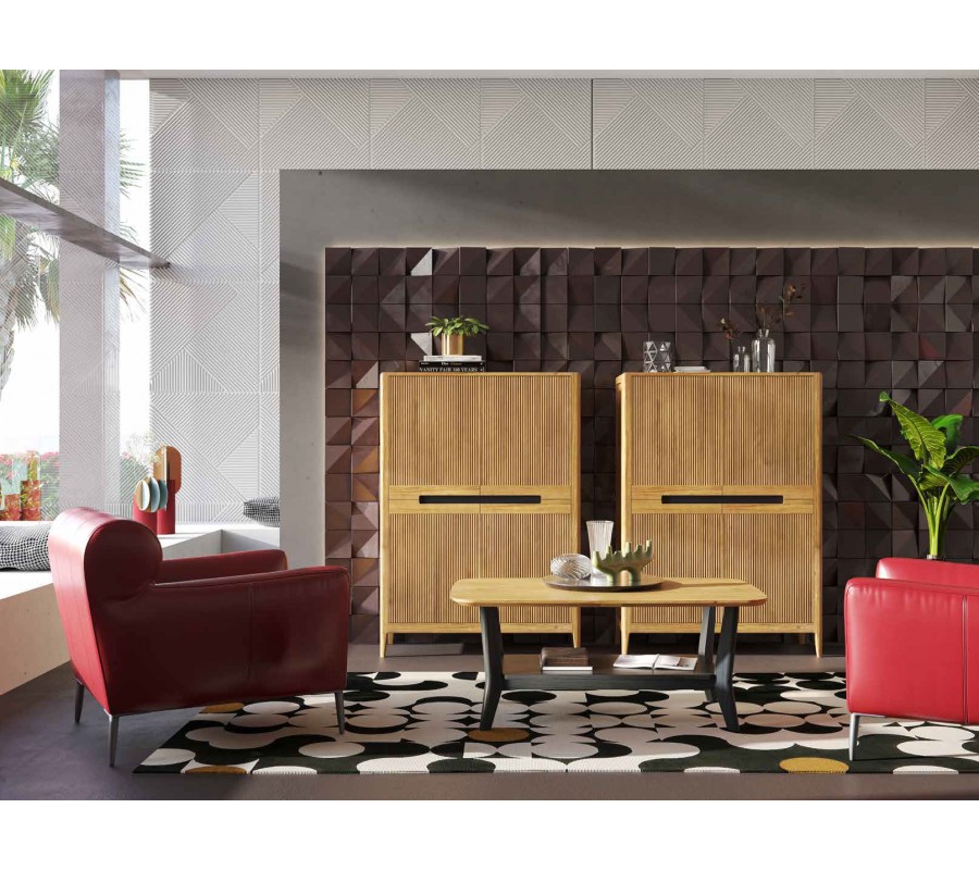 Luxusný moderný konferenčný stolík Tallin s mramorovou doskou 120 cm ...